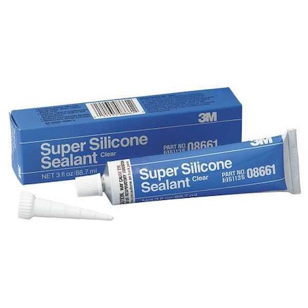 3M Gasket Sealant, 3 oz, Clear, Temp Range -20 to 400 Degrees F 08661 ...
