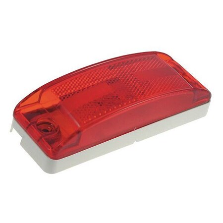 Grote Lamp, Turtleback, Reflex Lens, Red 46872 | Zoro