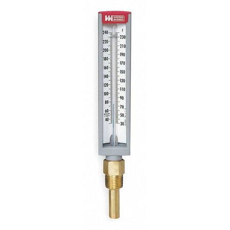 Weiss Compact Thermometer, 30 to 240 F TL5S2-240 | Zoro
