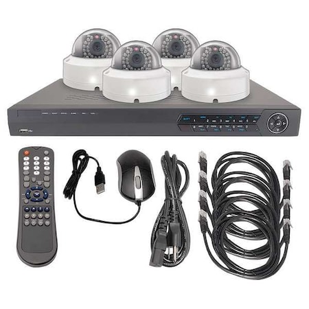 Lts CCTV Kit, All In One, 12VDC, 1 TB LTN0882K-4D | Zoro