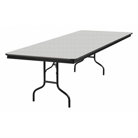 Midwest Folding Rectangle Folding Banquet Table, 36 in W, 72 in L, 30 ...