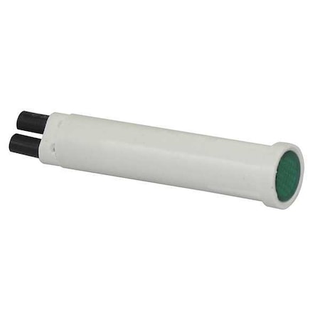 Zoro Select Miniature Indicator Light, Green, 120V 20C858 | Zoro