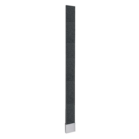 Asi Global Partitions 82" x 18" OHB Toilet Partition Pilaster, Polymer ...