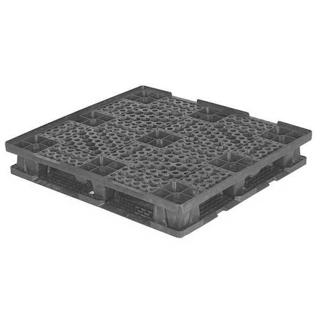 Zoro Select Recycled High Density Polyethylene Pallet, 48 3/4 in L, 45 ...