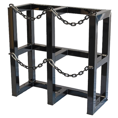 Jt Racking Systems Gas Cylinder Rack, 30inWx12inDx30inH 1D2W | Zoro