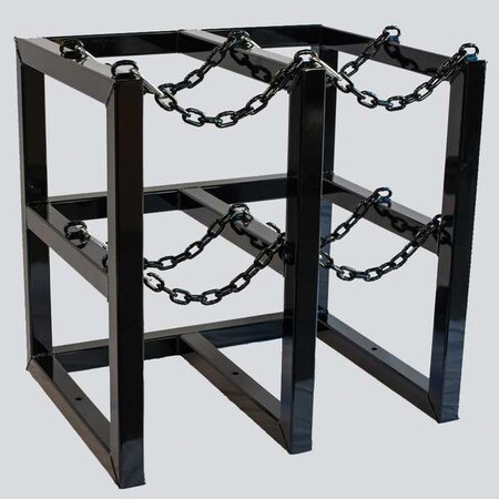 Jt Racking Systems Gas Cylinder Rack, 30inWx24inDx30inH 2D2W | Zoro