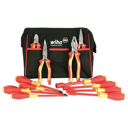 Wiha Insulated Tool Set, 12 pc. 32894 | Zoro