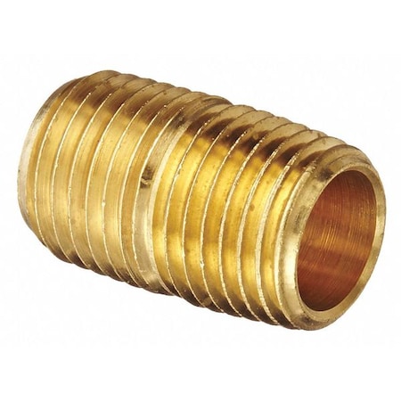 Weatherhead Pipe Close Nipple 1/4In, 3326X4 3326X4 | Zoro