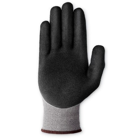 Ansell Cut Resistant Coated Gloves, A2 Cut Level, 15 ga, Gray, M ( 8 ...
