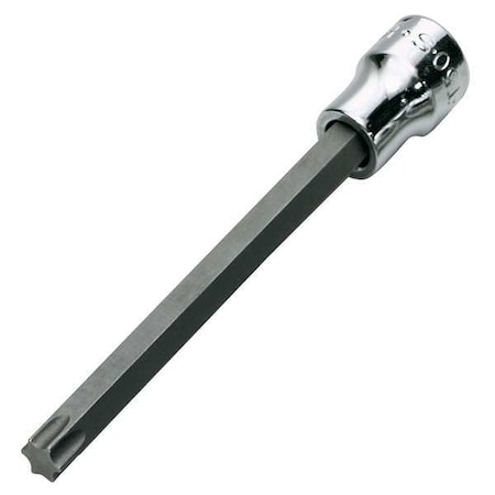 SK PROFESSIONAL TOOLS 3/8 in Drive, Torx(R), Socket, T30 Tip, 5 in - 42580
