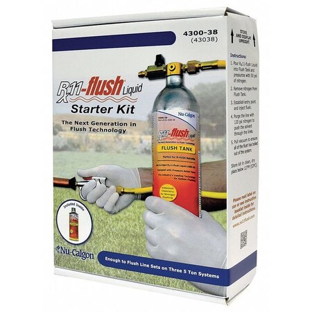 Nu-Calgon 4300-38 $258.89 Refrigeration Flush Solvent Kit, Clear | Zoro.com