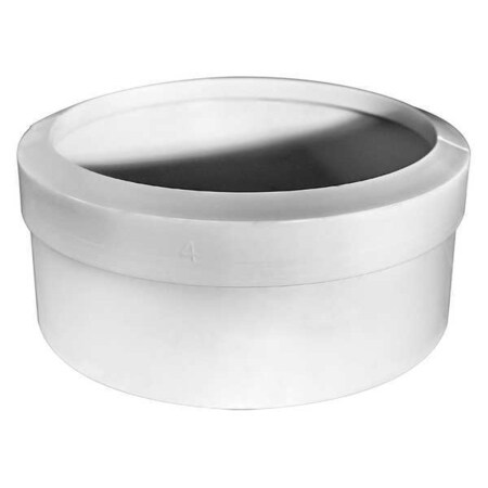 Zoro Select PVC Spigot, Spigot x Hub, 4 in Pipe Size 40540 | Zoro