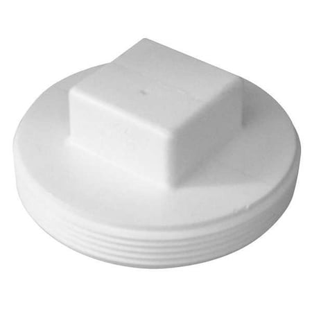 Zoro Select PVC Plug, MIP, 4 in Pipe Size 41840 | Zoro