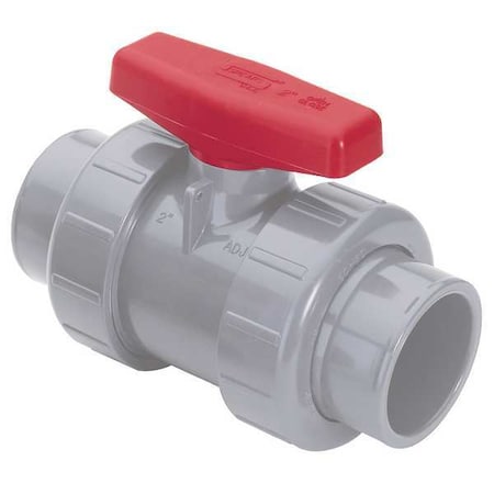 Spears 1/2" Socket CPVC Ball Valve Inline (3639-005C) | Zoro