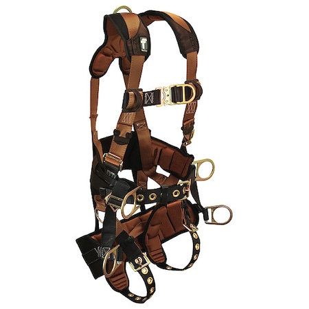 Falltech Full Body Harness, L, Polyester 7084L | Zoro