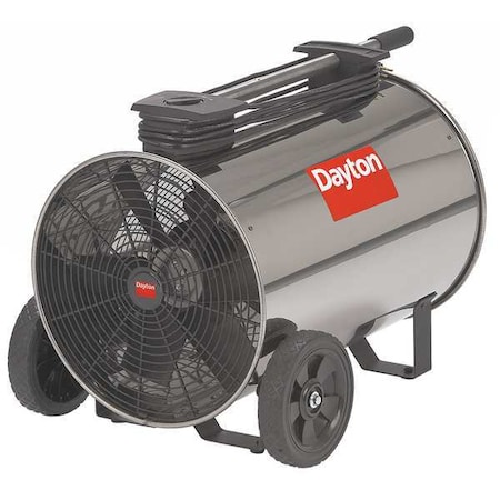 Dayton Portable Blower Fan, 120V, 2100 cfm, Silver 20VD63 | Zoro