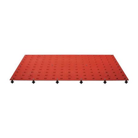 Tuftile ADA Warning Pad, Brick Red, 5ft Lx2 TT2460-WS-BRD-1 | Zoro