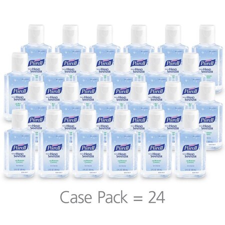 Purell Hand Sanitizer Biobased Gel, 2oz Portable Bottle, PK24 0208-24 ...