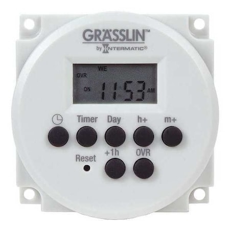 Intermatic Electronic Timer, 24 hr/7 Days, SPDT FM1D14-AV-U | Zoro