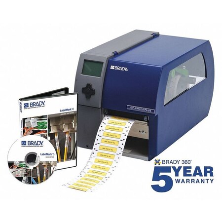 Brady Desktop Label Printer Kit, Bradyprinter(TM) PR300 Plus Series BP ...