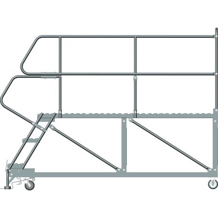 Ballymore Roll Work Platform, Steel, Single, 30 In.H SEP3-3672 | Zoro
