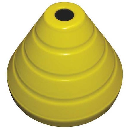 Rubberform Yellow Sign Base Cover ; ft. Plastic RF-SGBRCYLW | Zoro