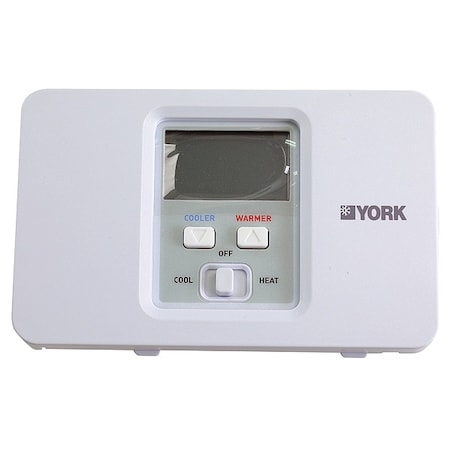 York Thermostat, 1Heat/1Cool Stage, Non-Program S1-THEC11NY | Zoro