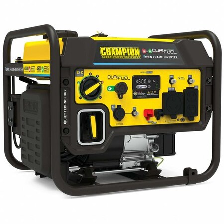 Champion Power Equipment Portable Generator, Gasoline/Propane, 3,285 W/3,650 W Rated, 4,500 W ...
