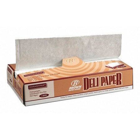 Value Brand Heavy Duty Waxed Deli Tissue Sheets, 10 x 10 3/4", PK 500 E ...