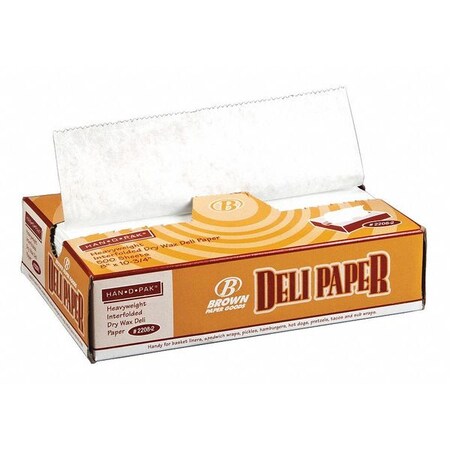 Value Brand Heavy Duty Waxed Deli Tissue Sheets, 8 x 10 3/4", PK500 E ...
