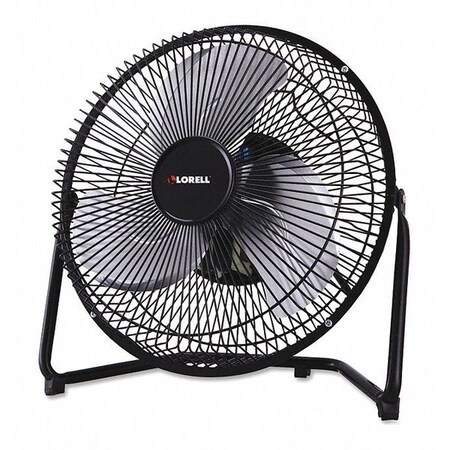 Lorell 9" Table & Floor Fan, 2 Speeds LLR33982 | Zoro
