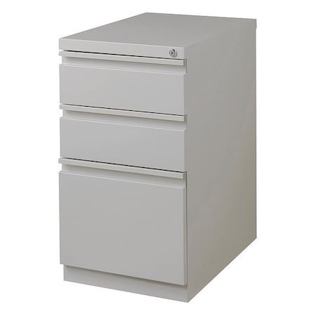 Lorell 15" W 3 Drawer Mobile Bbf Pedestal File , Letter, 20", Platinum ...