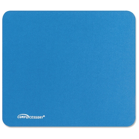 Compucessory Smooth Cloth Nonskid Mouse Pads, Blue CCS23605 | Zoro