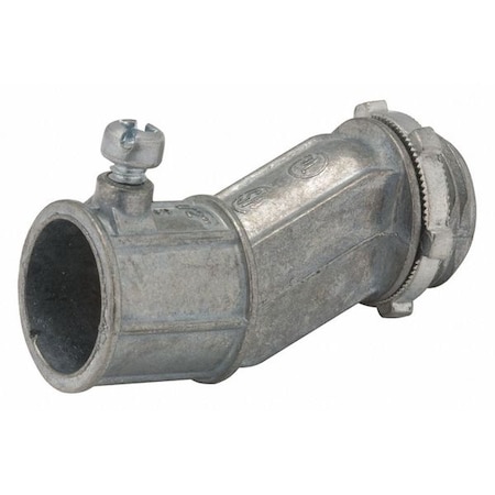 Raco EMT Connector, 3/4 in, Set Screw, Die Cast Zinc, Plain 1763 | Zoro