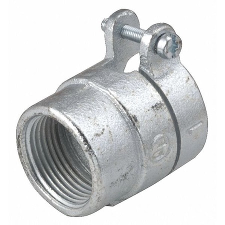 Raco Rigid Coupling, 3/4 in, Malleable Iron, Electro Zinc Plated 1553 ...