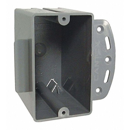 Raco Electrical Box, 20 cu in, Handy Box Type, 1 Gang, Rectangular ...