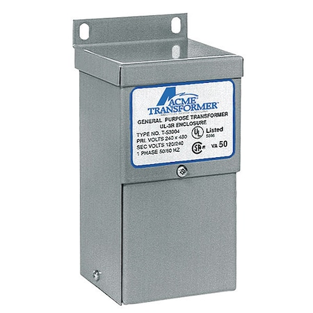 Acme Electric Low Voltage Distribution Transformer, 150 VA, NEMA 3R, 80 ...