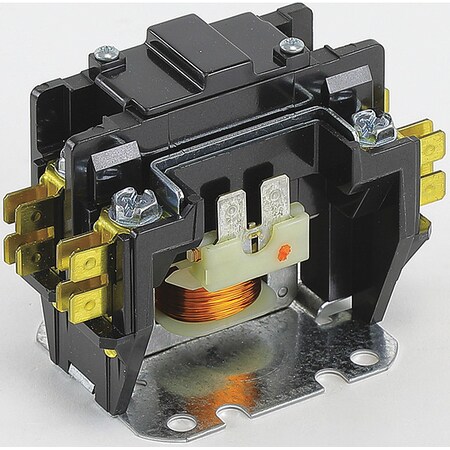 York Contactor, 24V, 35A, 1 Pole with Shunt S1-024-26018-000 | Zoro