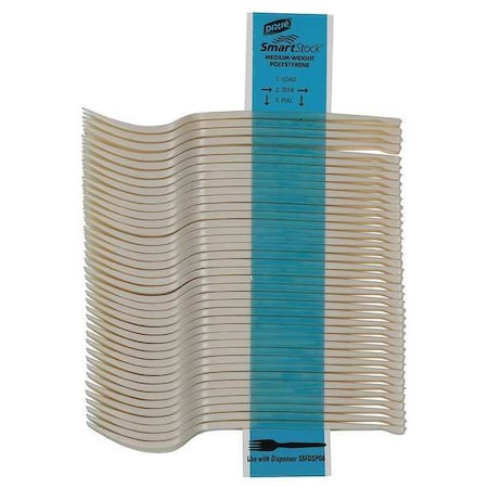 Dixie Plastic Disposable Fork Dispenser Cutlery, Medium Weight, PK960 ...