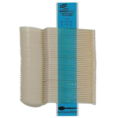 Dixie Plastic Disposable Spoon Dispenser Cutlery, Medium Weight, PK960 ...