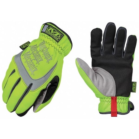 Mechanix Wear Mechanics Gloves, Hi-Vis, TekDry(R) Synthetic Leather ...