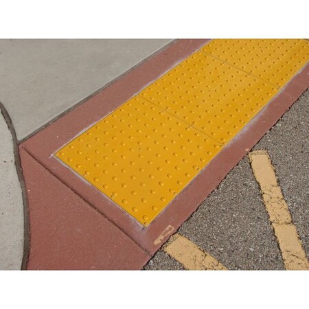 Tuftile ADA Pad, Colonial Red, 2 ft. x 2 ft. TT2424-WS-CRD-1 | Zoro