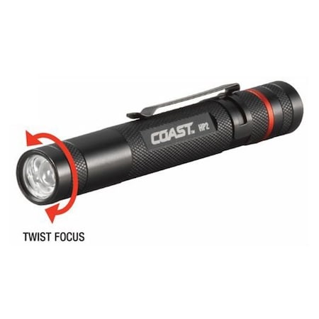 Coast Cutlery COAST LED 68 Lumens Industrial Black Penlight HP2 | Zoro