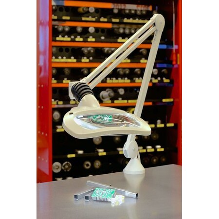Vision-Luxo LUXO 6 W, LED Rectangular Magnifier Light WAL025968/18845LG ...
