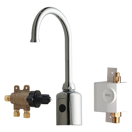 Chicago Faucet Electronic Sensor Single Hole Mount, 1 Hole Hytronic ...