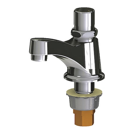 Chicago Faucet Metering Single Supply Metering Sink Faucet, Single Hole ...