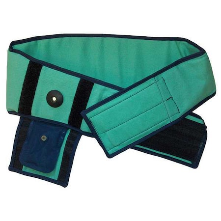 Impacto Fire-Resistant Back Support, Green, M SPFRM | Zoro