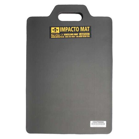 Impacto Kneeling Mat, 14 x 21 In., Black (MAT5050) | Zoro