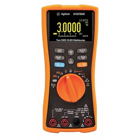 Keysight Technologies Digital Multimeter, 1000 Max. AC Volts, 1000 Max ...