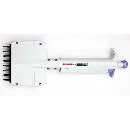 Dlab Micropipette Plus, 8, Chan 50-300Micron 21R845 | Zoro